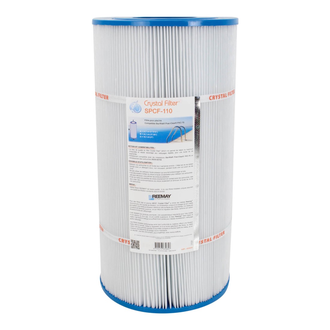 Filtre SPCF-110 - Crystal Filter® - Sta-Rite Posi-Clear® PXC-75 ...