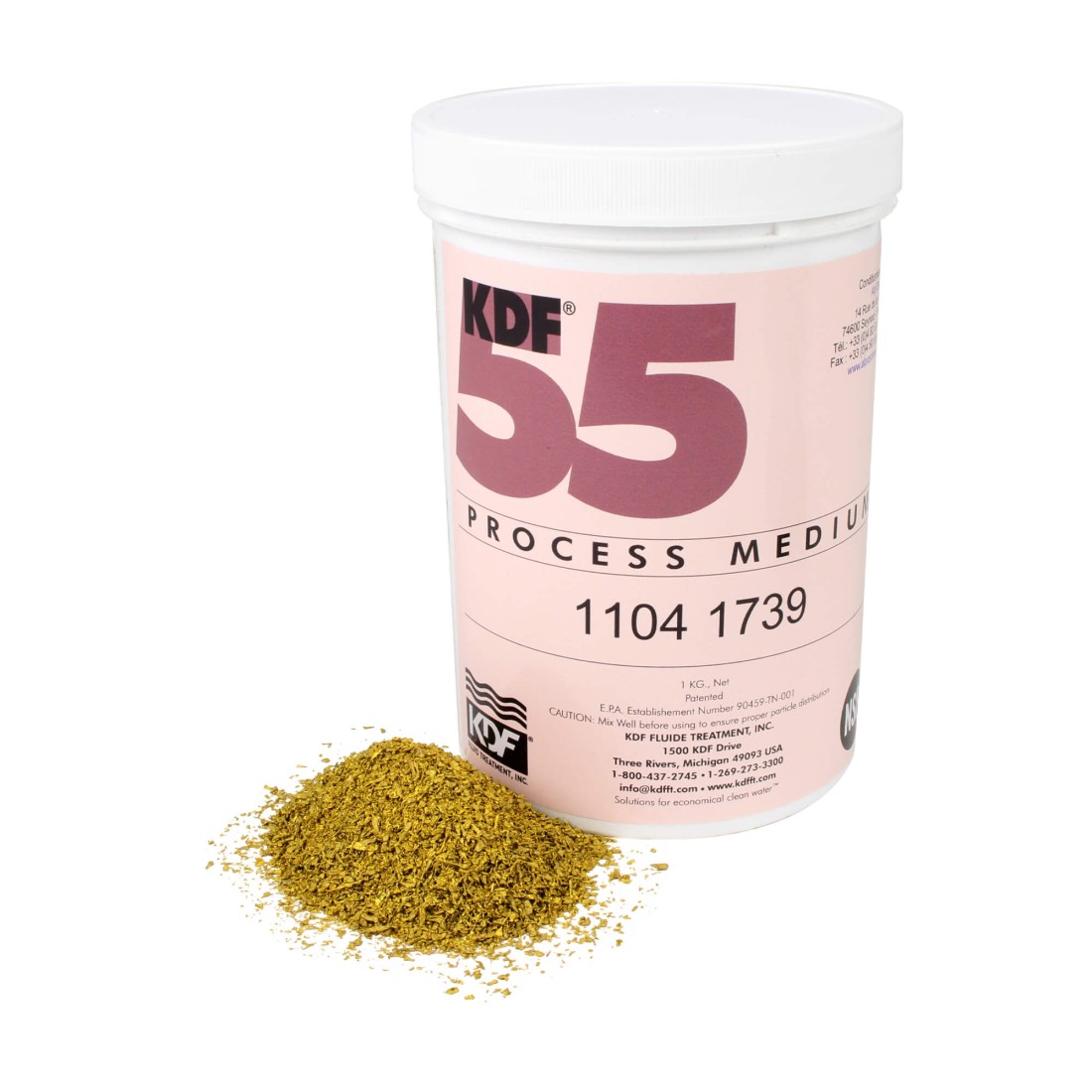 Média de filtration KDF® 55 medium 1 kg - Waterconcept ALP008413